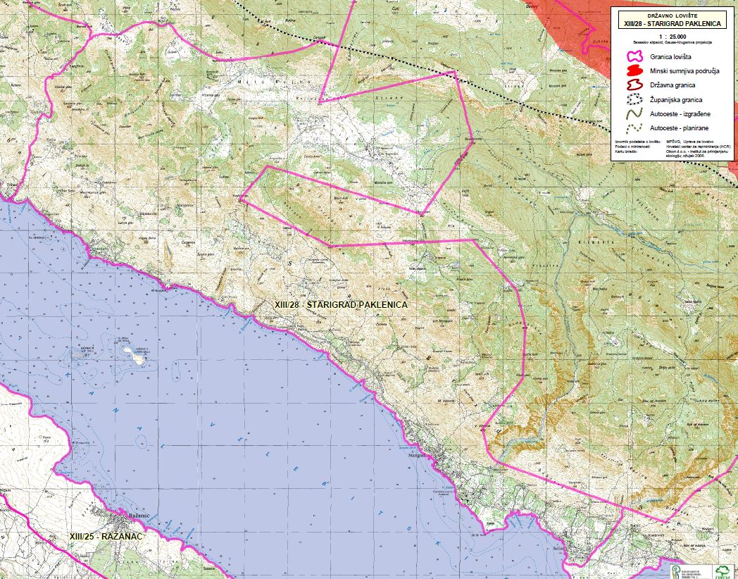 XIII/28 Starigrad - Paklenica - Lovački savez Zadarske Županije